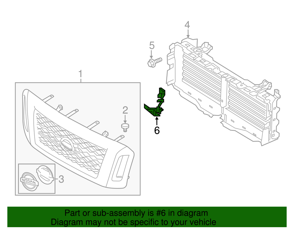 Genuine OEM Nissan Titan Front View Camera 284F1-EZ21A 2Day Fedex | eBay