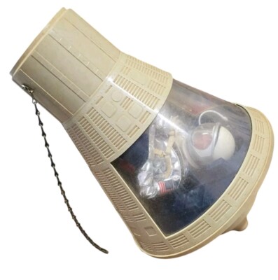 1966 GI Joe Apollo Space Capsule 1964 Facial Scar Figure Astronaut Foil ...