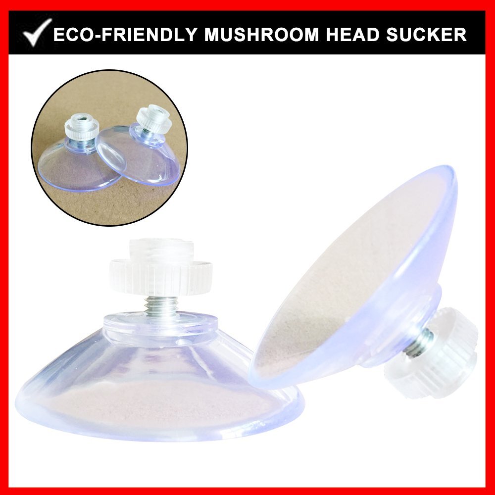 10pcs M4 Thread 40mm Suction Cups With Knurled Nut Clear for kitchen KZ ...