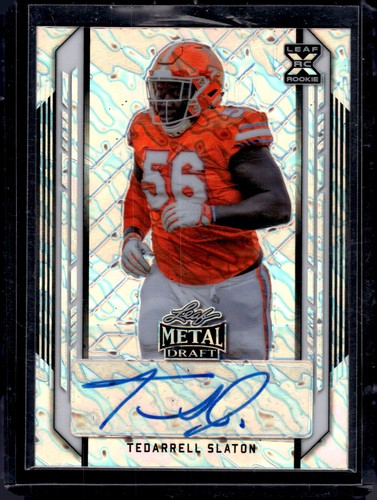 2021 Leaf Flash #BA-TS3 Tedarrell Slaton | eBay