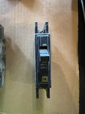 SQUARE D CIRCUIT BREAKER QOU, QOU120, SERIES 3, 120/240 VAC, 1 POLE, 20 ...
