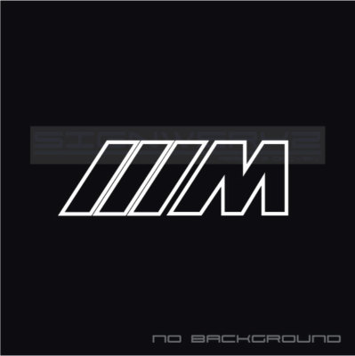 M Decal Sticker M2 M3 BMW M4 M6 X3 X5 X6 X5M X6M M8 M2C M5 Outline Pair ...