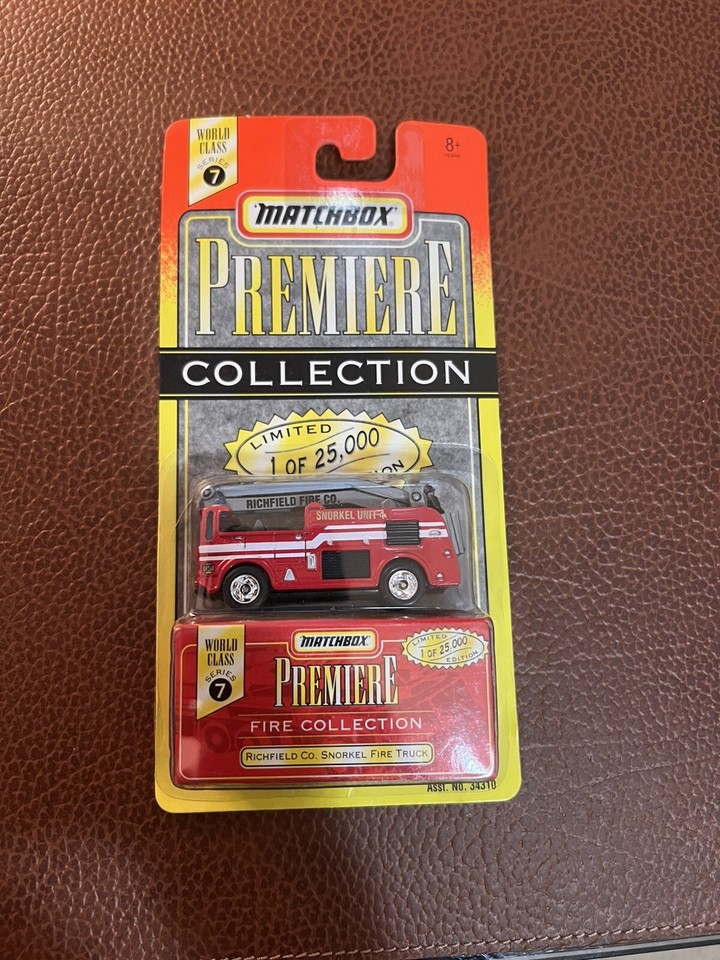 Matchbox Premiere Fire Collection - Series 7 - Entire Series- NIB | eBay