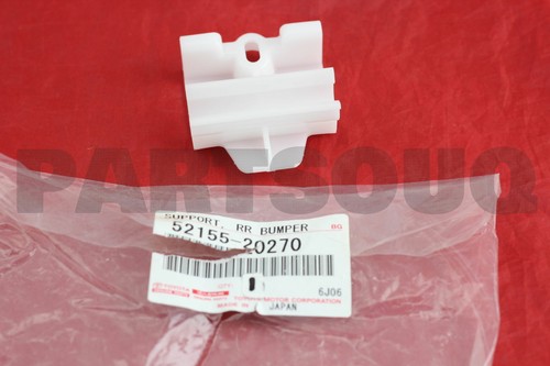 5215520270 Genuine Toyota SUPPORT, REAR BUMPER SIDE, RH/LH 52155-20270 ...