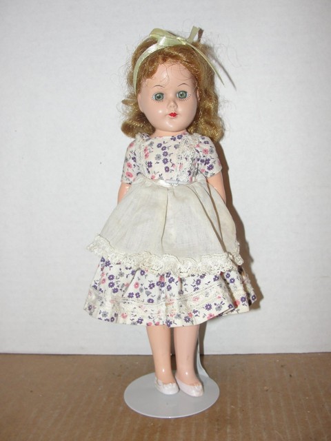 VINTAGE UNMARKED 10" HARD PLASTIC DOLL | eBay