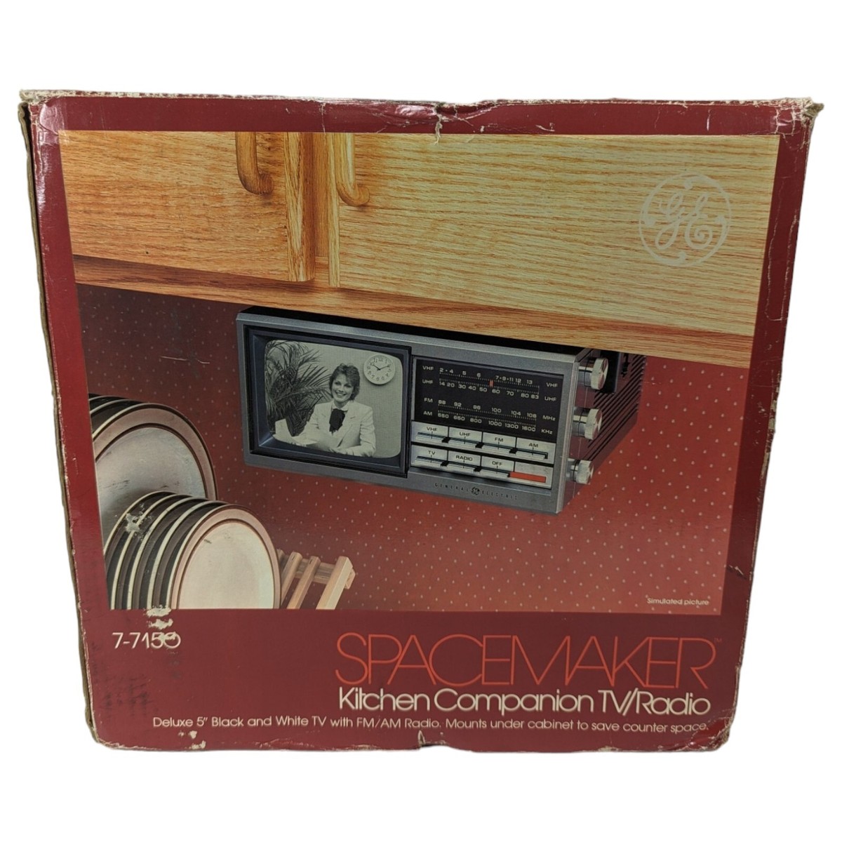 Under Cabinet Tv Radio Sony ICF CD543RM Kitchen Clock Radio Under