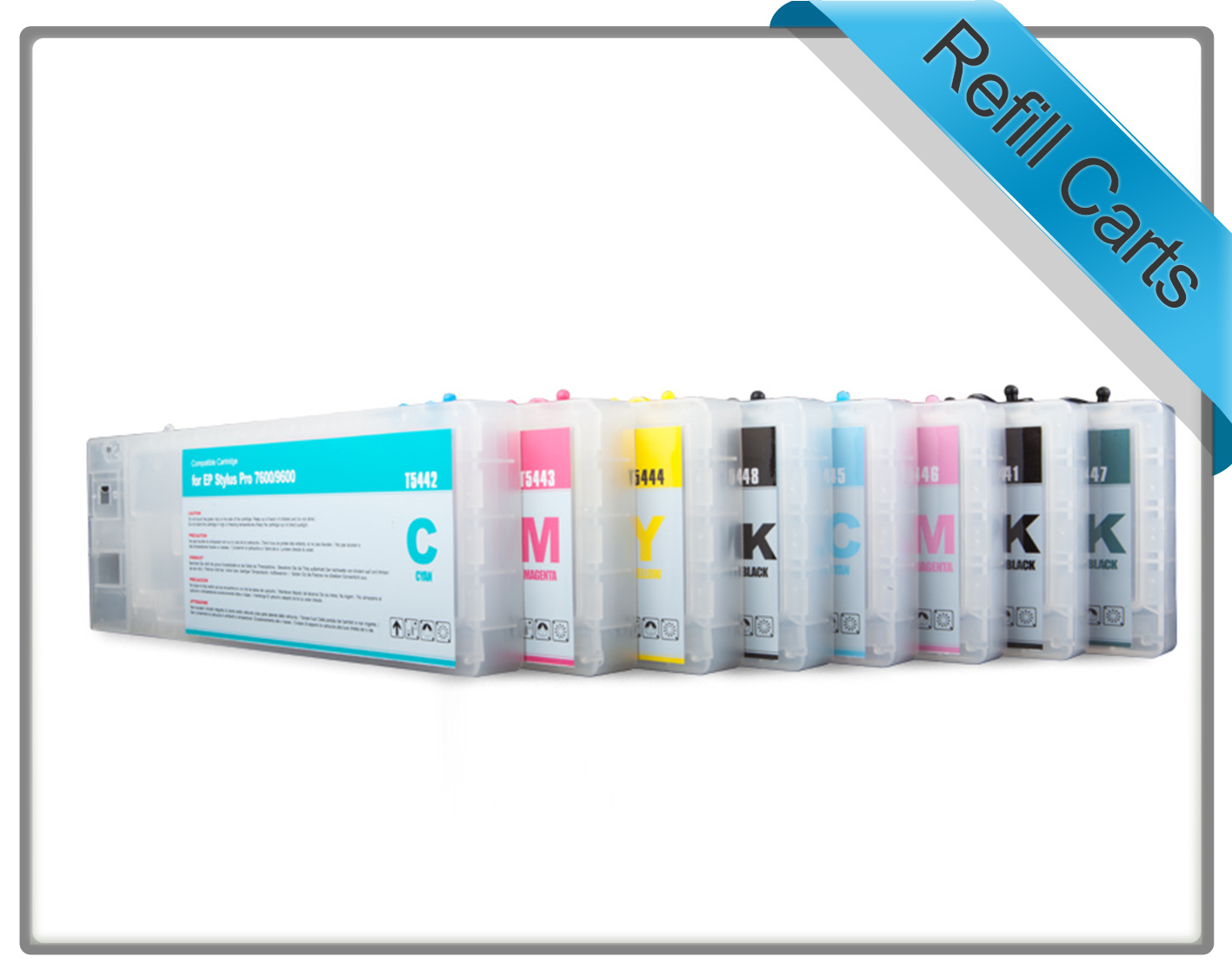 Rihac Refillable Ink Cartridge for Epson Stylus Pro 7600 and 9600 ...