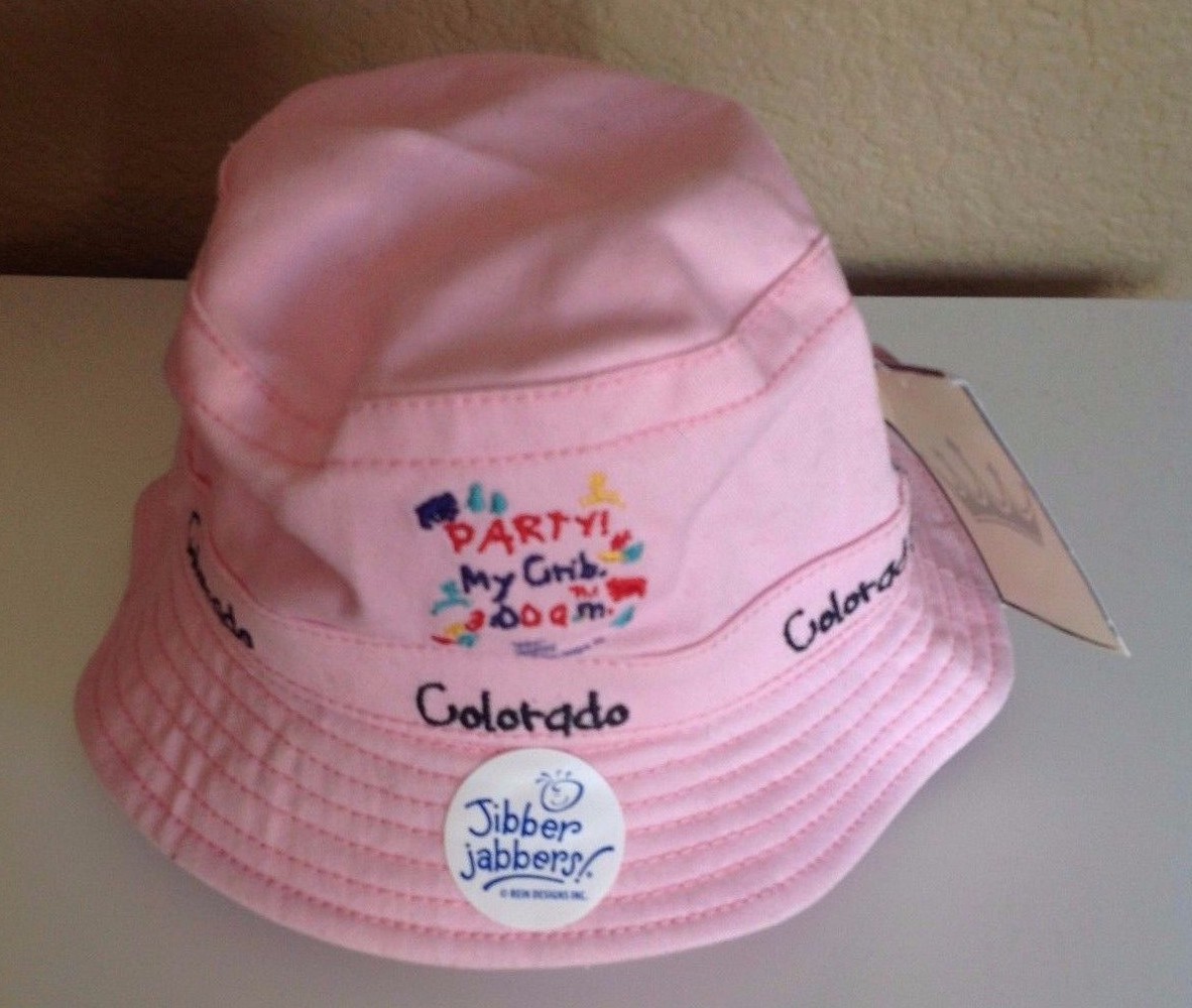 NWT Jibber Jabbers Colorado Infant Hats with Velcro closure chin strap ...