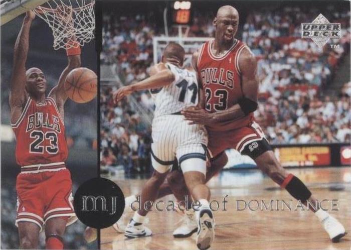 1997 Upper Deck Jordan Rare Air - Decade of Dominance Michael Jordan ...