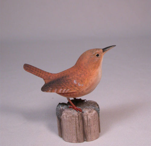 House Wren Orig Bird Backyard Carving/Birdhug | eBay