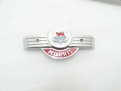 Vintage Morris Car Diggy Chrome PLASTIC Badge/Logo/Emblem | eBay UK