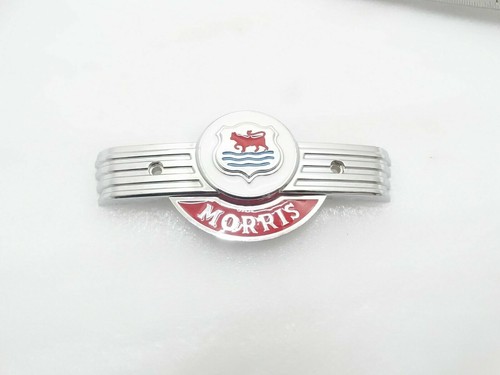 Vintage Morris Car Diggy Chrome PLASTIC Badge/Logo/Emblem | eBay UK