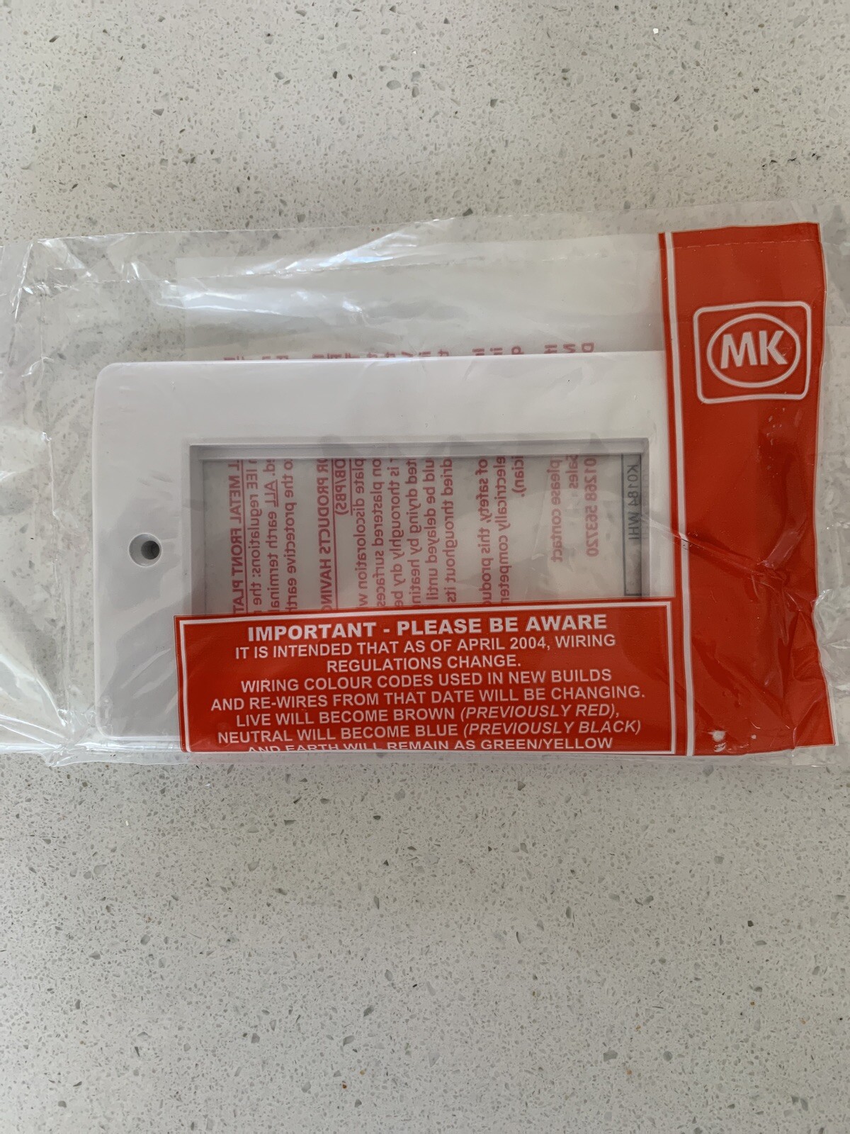 MK K184WHI 2G 4 Module Euro Frontplate Logic Plus | eBay