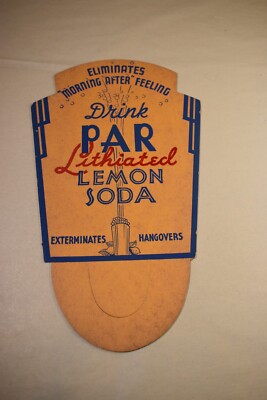 Par Lithiated Lemon Soda Art Deco Fan | eBay