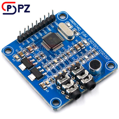 VS1003B MP3 Decoding Module Carrier Microphone Development Board STM32 Accessory | eBay