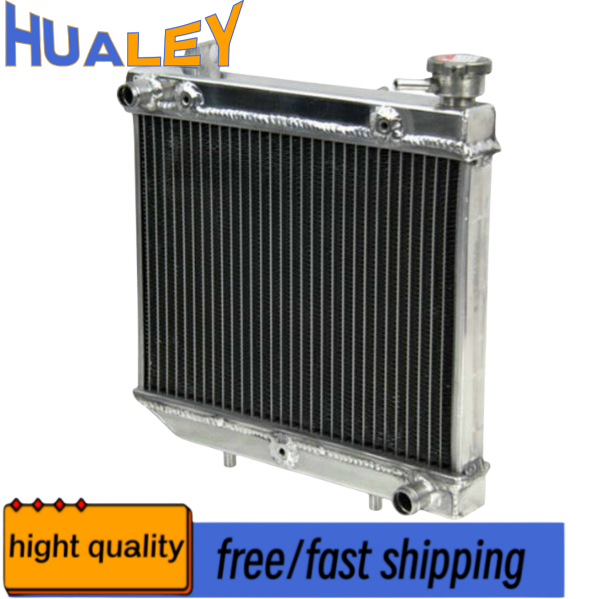 Aluminum ATV Radiator for 2004-2009 Honda TRX450R TRX450 2005 2006 2007 ...