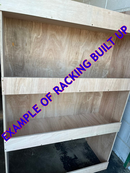 Peugeot Boxer Van Shelving Racking L3 LWB Plywood System Tool Storage ...