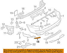 NEW BMW X5 E70 REAR BUMPER LEFT SIDE REFLECTOR 63147240997 OEM | eBay
