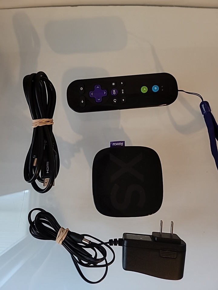 Roku 2 XS Model 3100X Media Streamer rca Remote ac cord eithernet | eBay