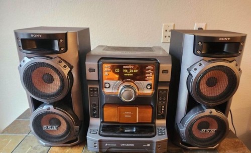 Sony LBT-ZX66i 560W 5 Disc Changer Music Stereo System w/ Speakers ...