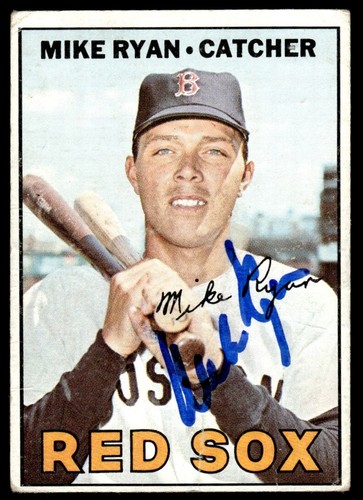 1967 Topps Baseball Mike Ryan Auto Boston Red Sox #223 Signed | eBay