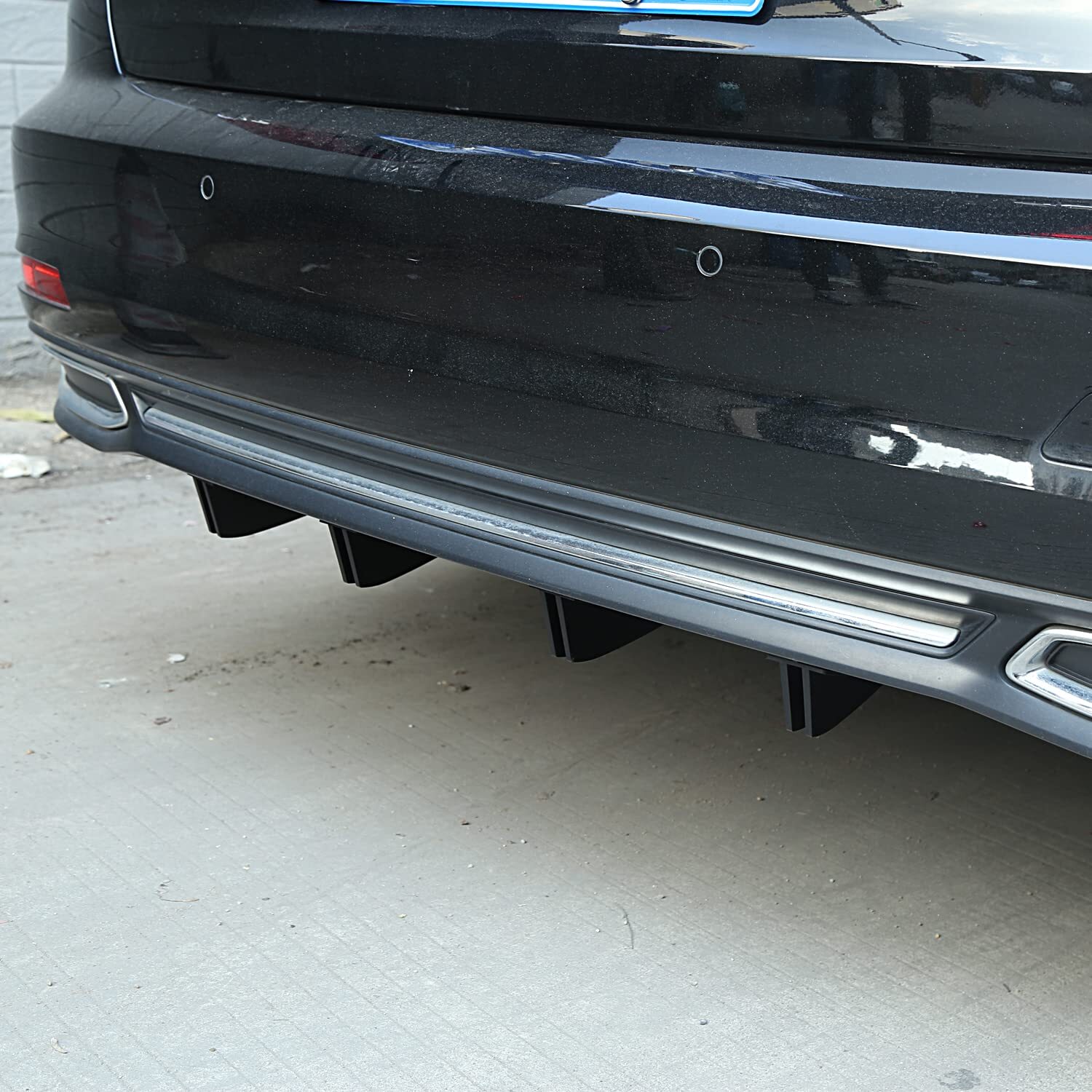 For INFINITI G35 Sedan 5-Fins Rear Bumper Lip Side Splitter Diffuser ...