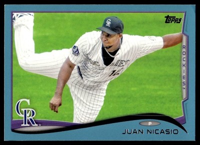 2014 Topps Blue Juan Nicasio Colorado Rockies #13 | eBay