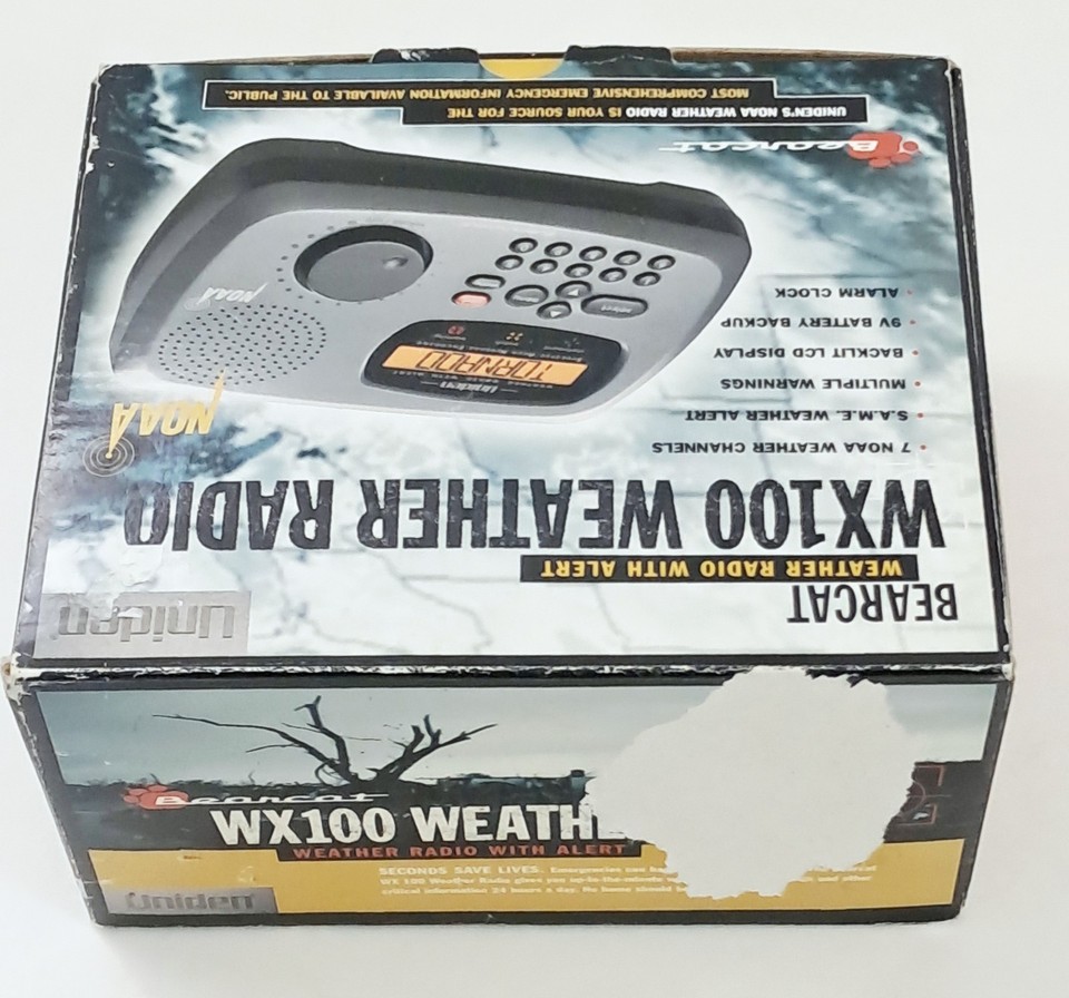 Uniden Bearcat WX100 Weather Radio Alert NOAA Message Encoding NEW IN ...