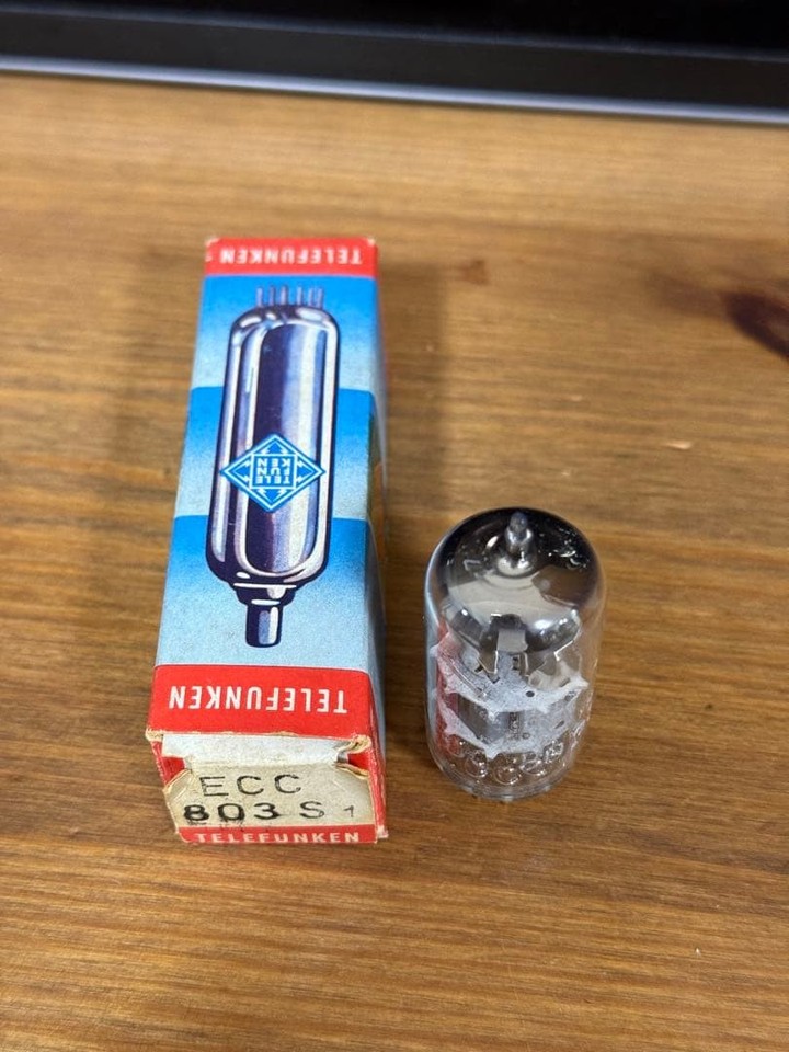 TELEFUNKEN ECC803S Vacuum Tube Original Packaging with Wear and Tear No ...