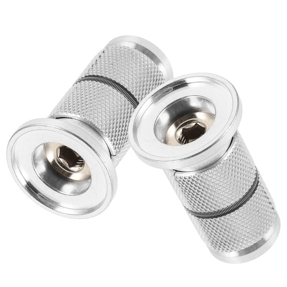 2 Pcs Bike Compression Plug Fork Headset Screw Handlebar Stem Cap | eBay