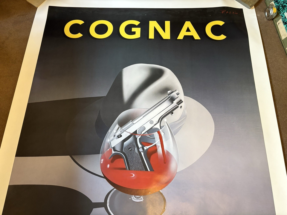 Original Vintage Razzia Poster Cognac Crime Film festival | eBay
