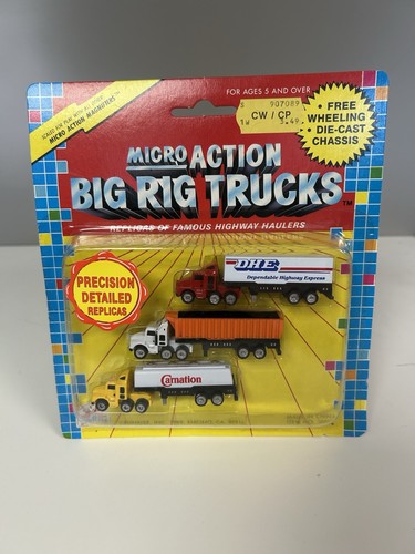 Vintage 1989 FunRise Micro Action Magnifiers Big Rig Trucks DHE ...