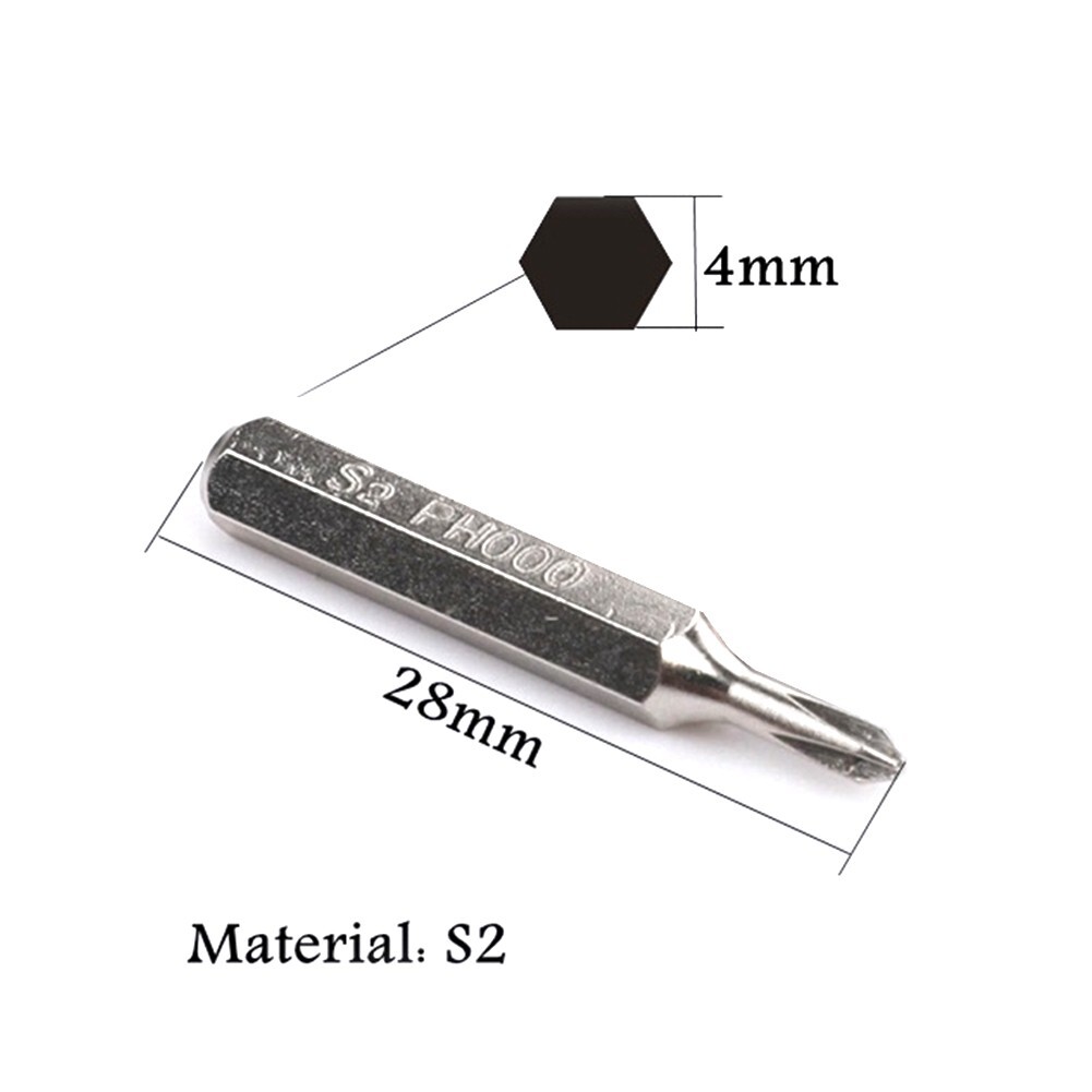 Heavy Duty PH000 Screwdriver Bit Set for Precision Instruments Industry ...