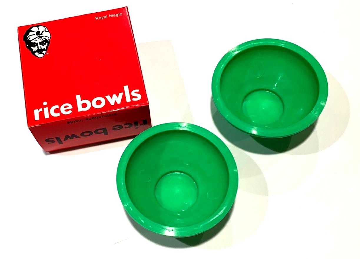 CHINESE RICE BOWLS Plastic Set Royal Magic Trick Appearing Changes To ...