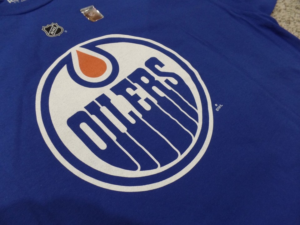 New Edmonton Oilers Taylor Hall Reebok Royal Blue Shirt New tags | eBay