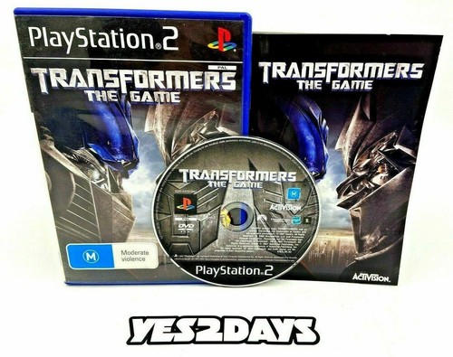Transformers The Game SONY PlayStation 2 Game MINT DISC Complete PS2 ...
