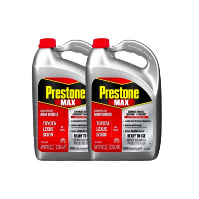 Prestone Max Antifreeze/Coolant Red Prediluted For Asian Vehicles - 2 ...
