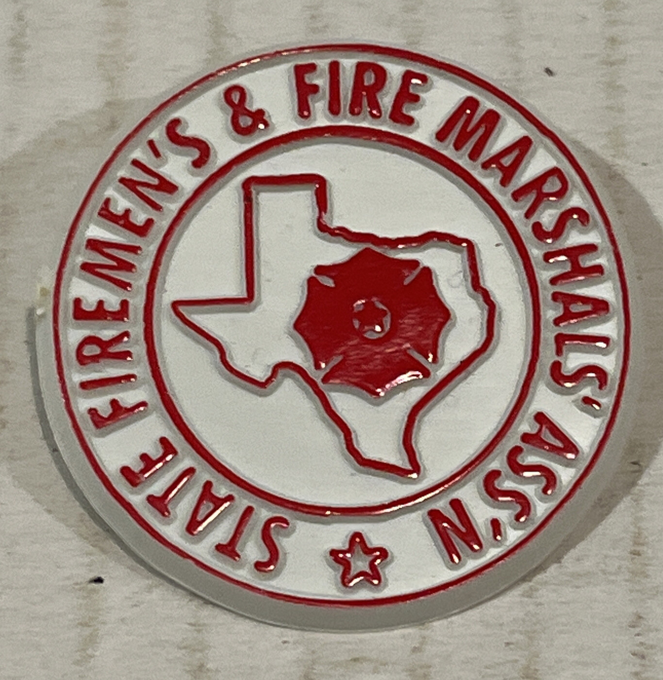 Texas State Fireman’s & Fire Marshalls’ Ass’n Pin Plastic | eBay
