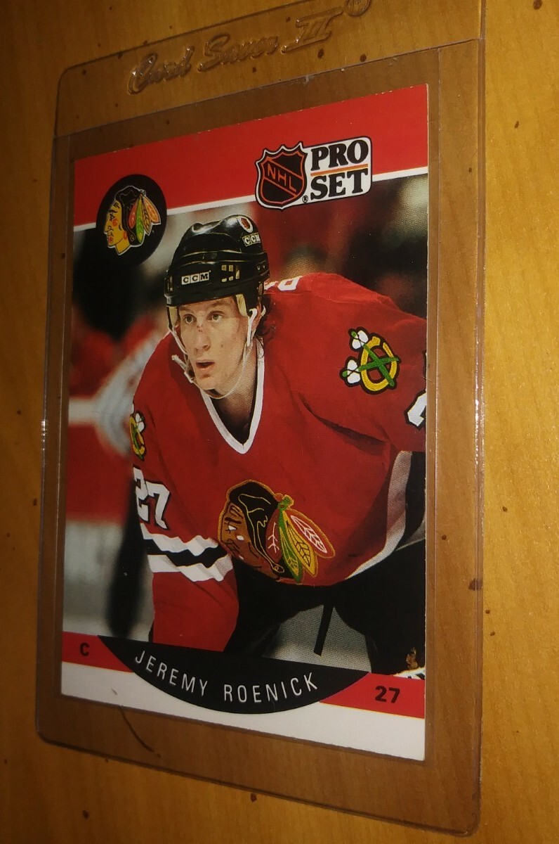 Jeremy Roenick 1990-91 Pro Set NHL Hockey Rookie ERROR RARE 1/1 ? RC ...