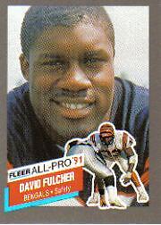 1991 Fleer All-Pros #18 David Fulcher UER Card | eBay