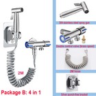 Handheld Bidet Sprayer Set 304 Stainless Steel Spray Gun Shower ...