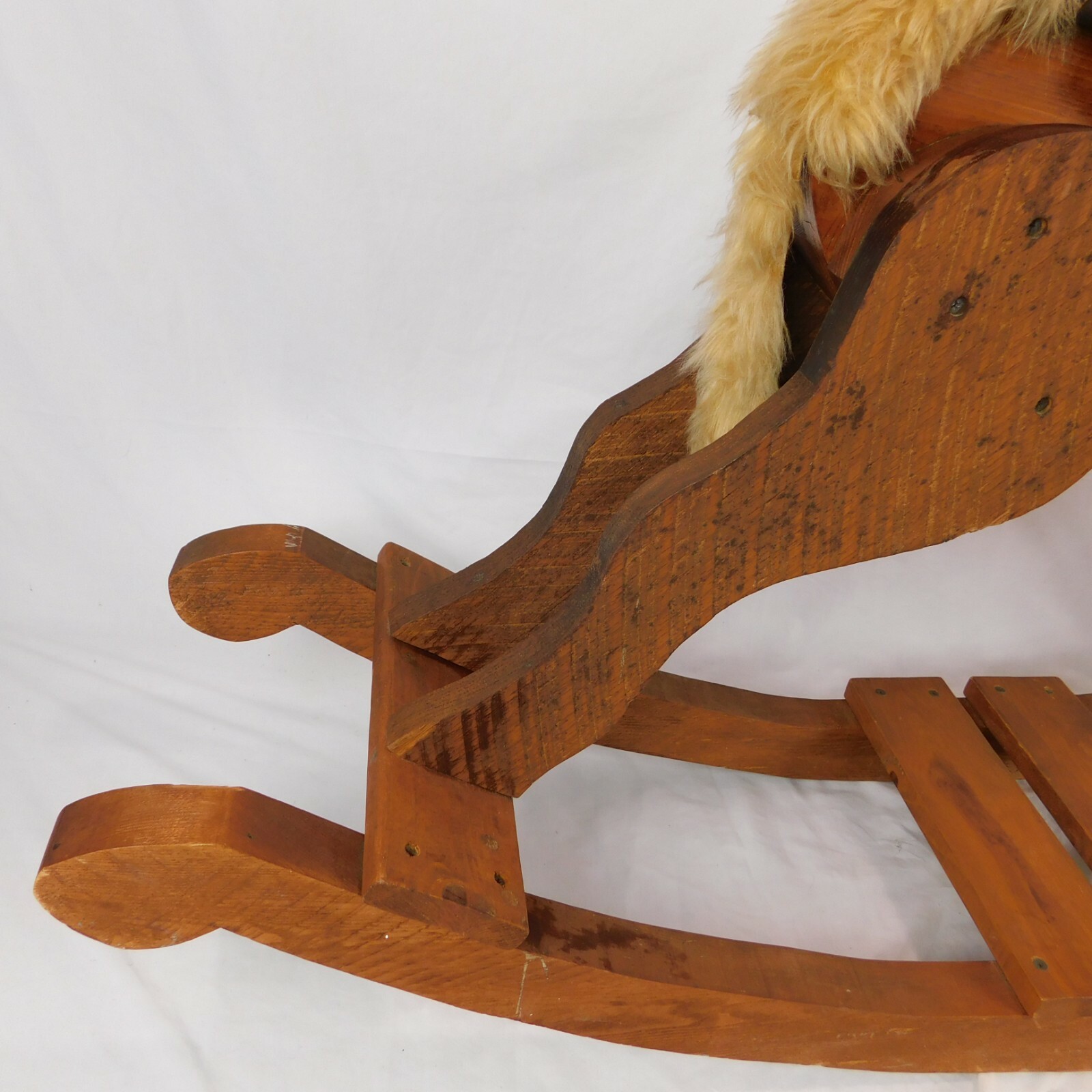 Wooden Rocking Horse Large 32" Tall 50" Long 11 1/2" Wide | eBay