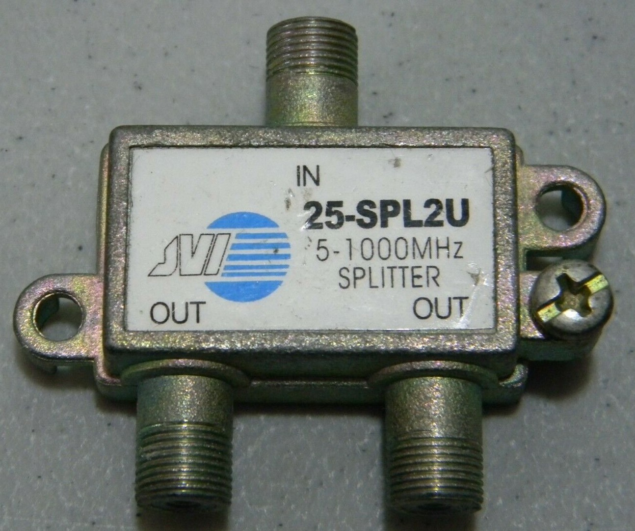 Good Working Vintage Two Way Port Splitter JVI 25-SPL2U 5 - 1000 MHZ ...