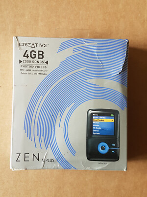 Creative ZEN V Plus 4GB Digital Media Player MP3 Player Boxed SPARES REPAIRs | eBay UK