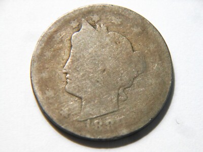 1888 or 1889 AG- Liberty V Nickel, Nice *Low Priced* Coin can use as a ...