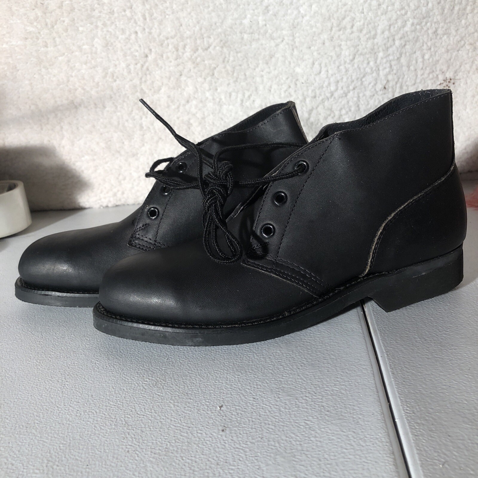 New Craddock Terry Biltrite Mens Size 5.5 R Steel Toe Military Chukka ...