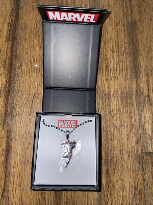 NEW IN BOX Marvel Comics Iron Man Pendant with Stainless Steel Necklace ...