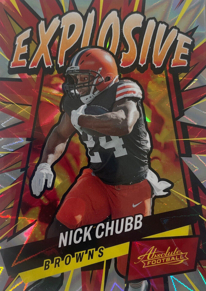 2022 Panini Absolute - Explosive #E19 Nick Chubb for sale online | eBay