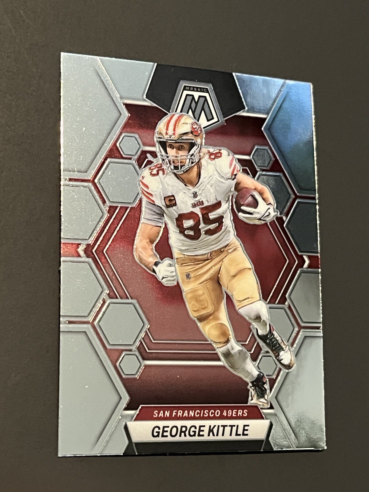 George Kittle 2023 Panini Mosaic #214 San Francisco 49ers Football Card ...