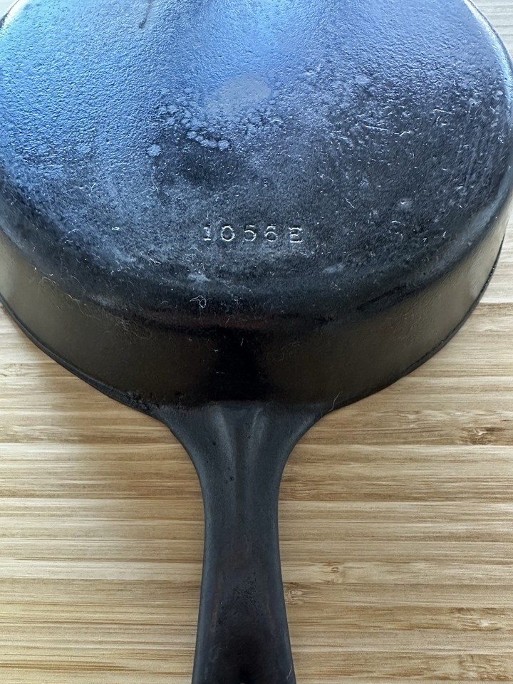Vintage Wagner Ware Cast Iron Skillet #6 1056 E Stylized Logo | eBay